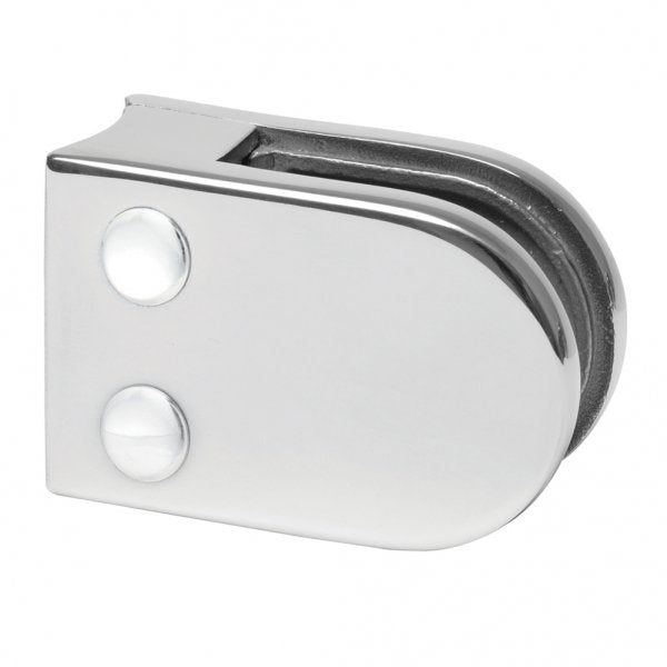 Round glass clamp - Curved back 42.4mm. Mirror — atog direct